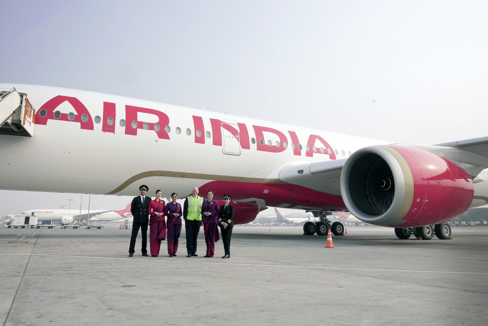 Air India receives India’s first AIRBUS A350 aircraft sporting new ...