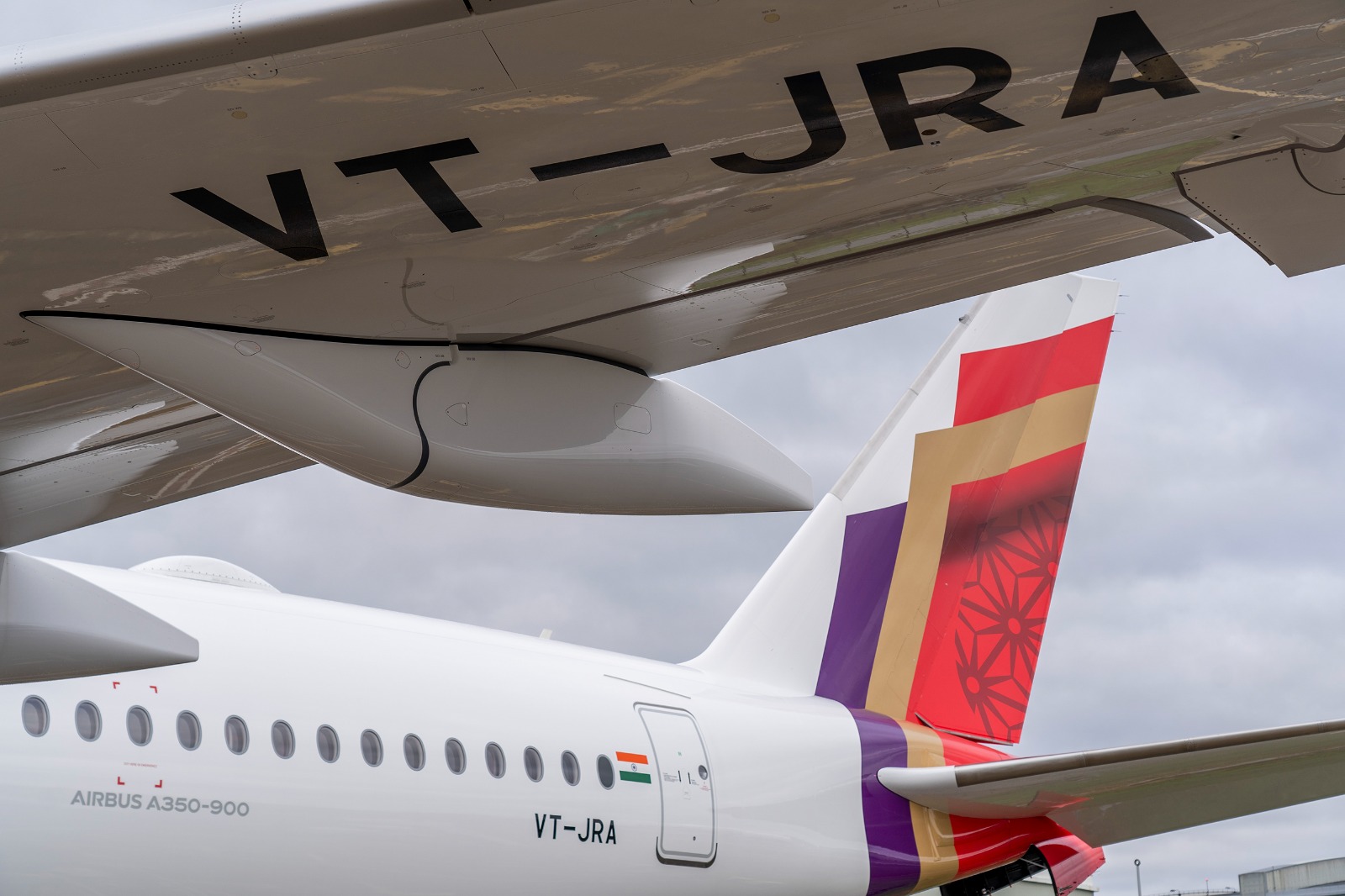 Air India receives India’s first AIRBUS A350 aircraft sporting new ...